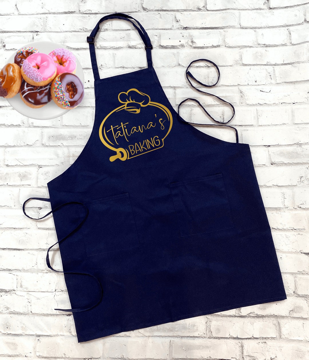 Personalized Bib Apron for Women Lightweight Bakers Gift - Etsy