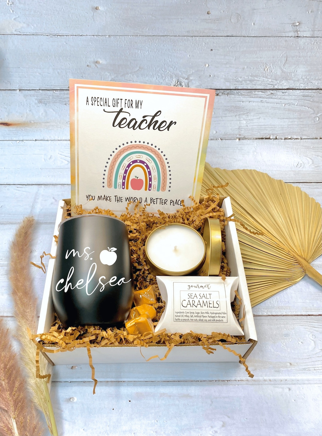 Teacher Appreciation Gift, Teachers Valentines Gift Box, Teachers Day ...