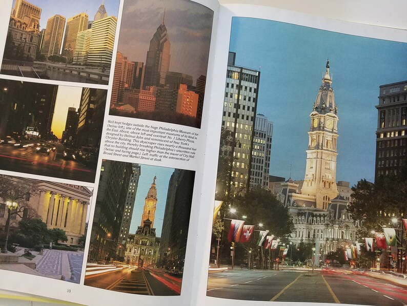 Philadelphia A Picture Memory Vintage 1990 Photo Journal of - Etsy