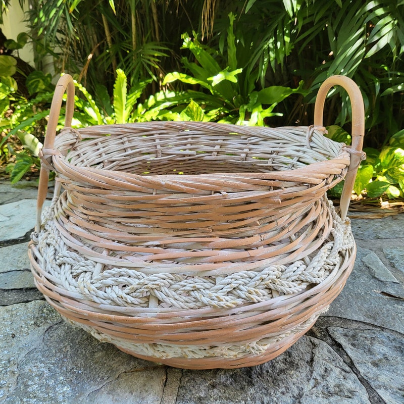 Cane Basket - Etsy