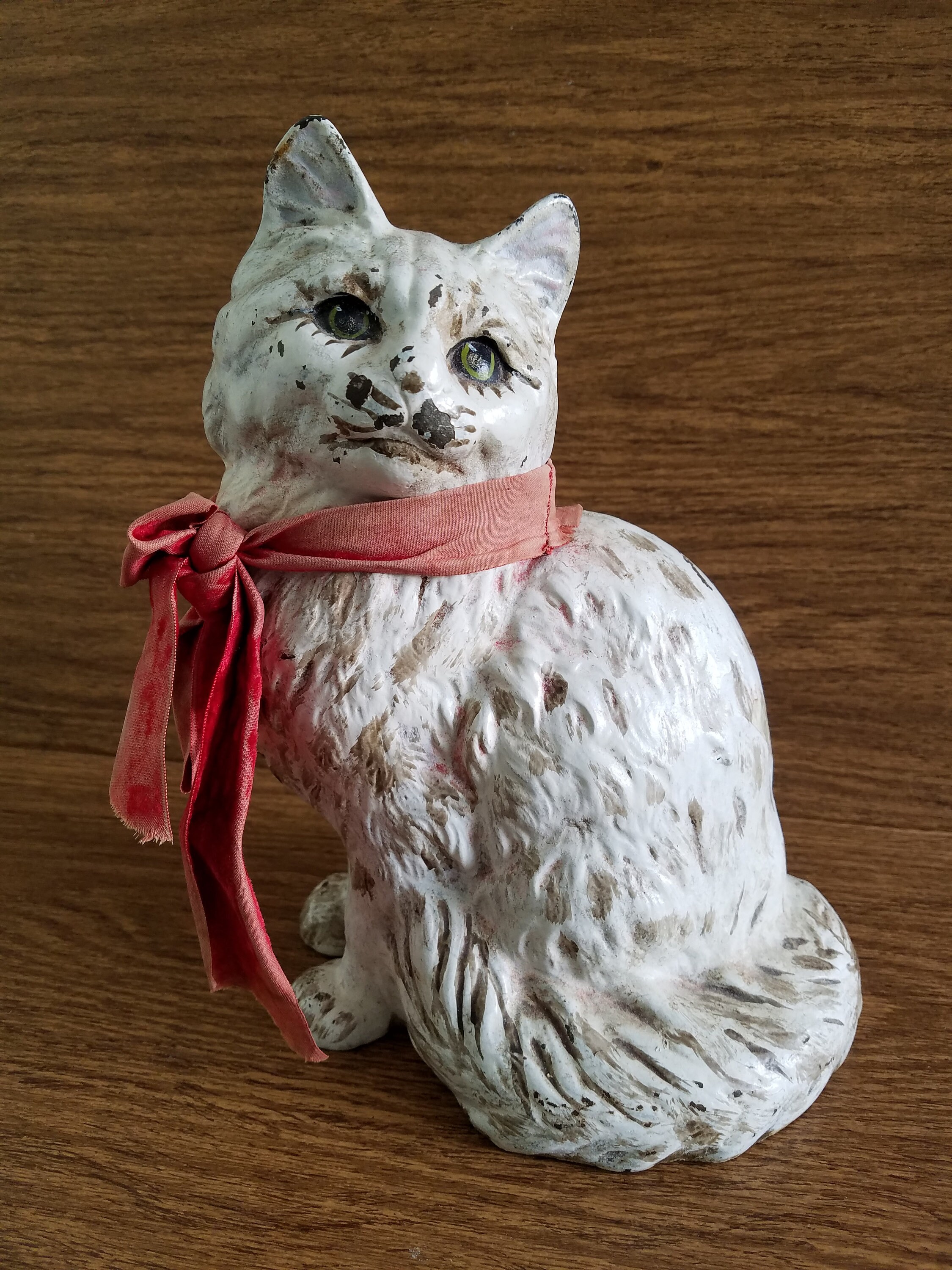 Vintage Hubley Cast Iron Cat Door Stop Door Porter, 1940's Sitting ...