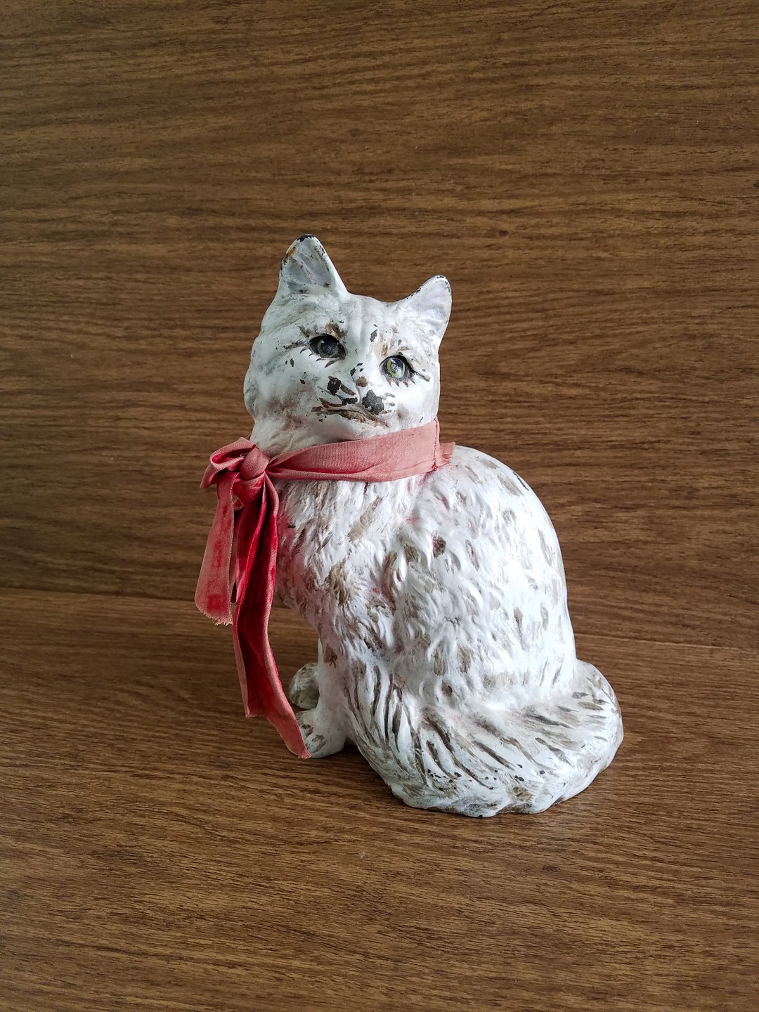 Vintage Hubley Cast Iron Cat Door Stop Door Porter, 1940's Sitting ...