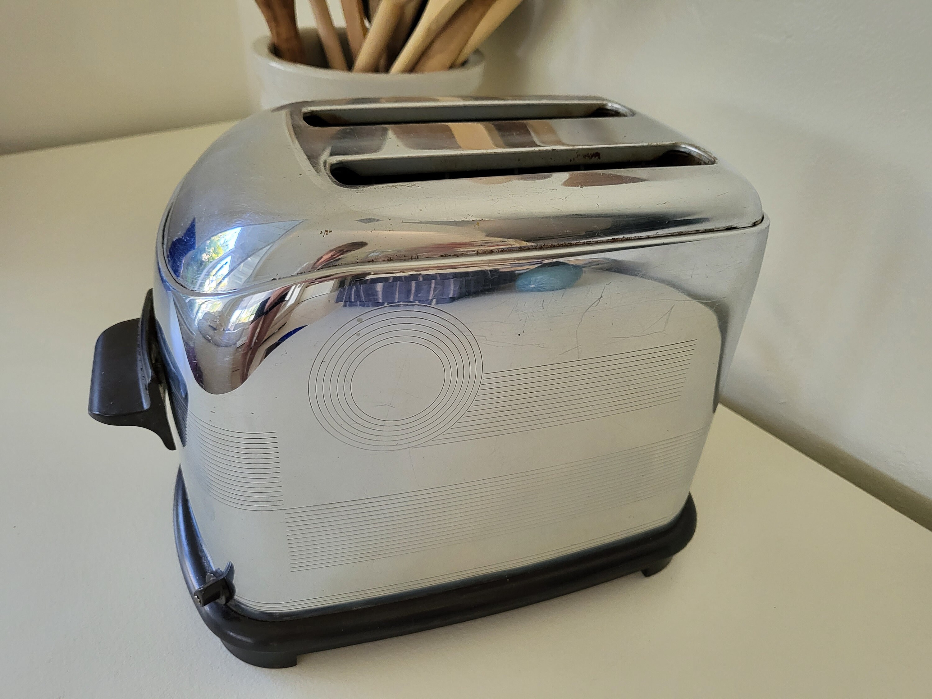 1938 Vintage Toastmaster Model 1B8 Electric Toaster Chrome NOT WORKING ...