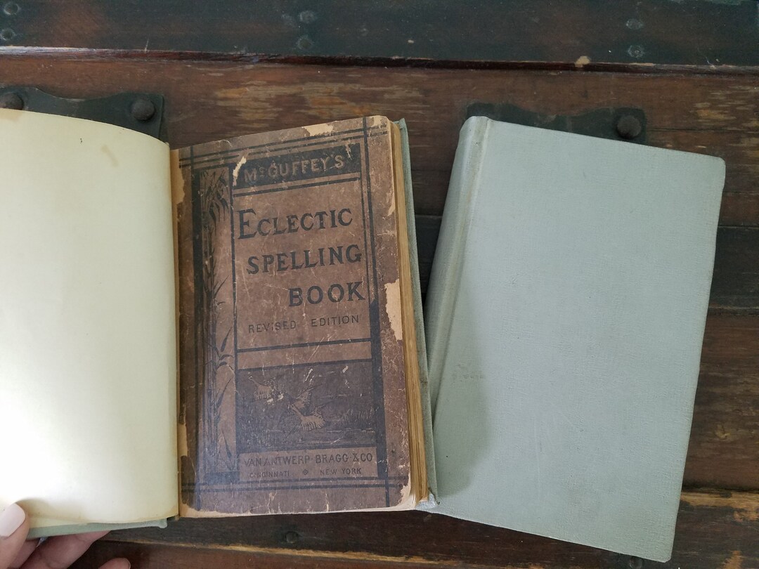 Set of 2 Antique School Books 1848 Mcguffey's Eclectic - Etsy