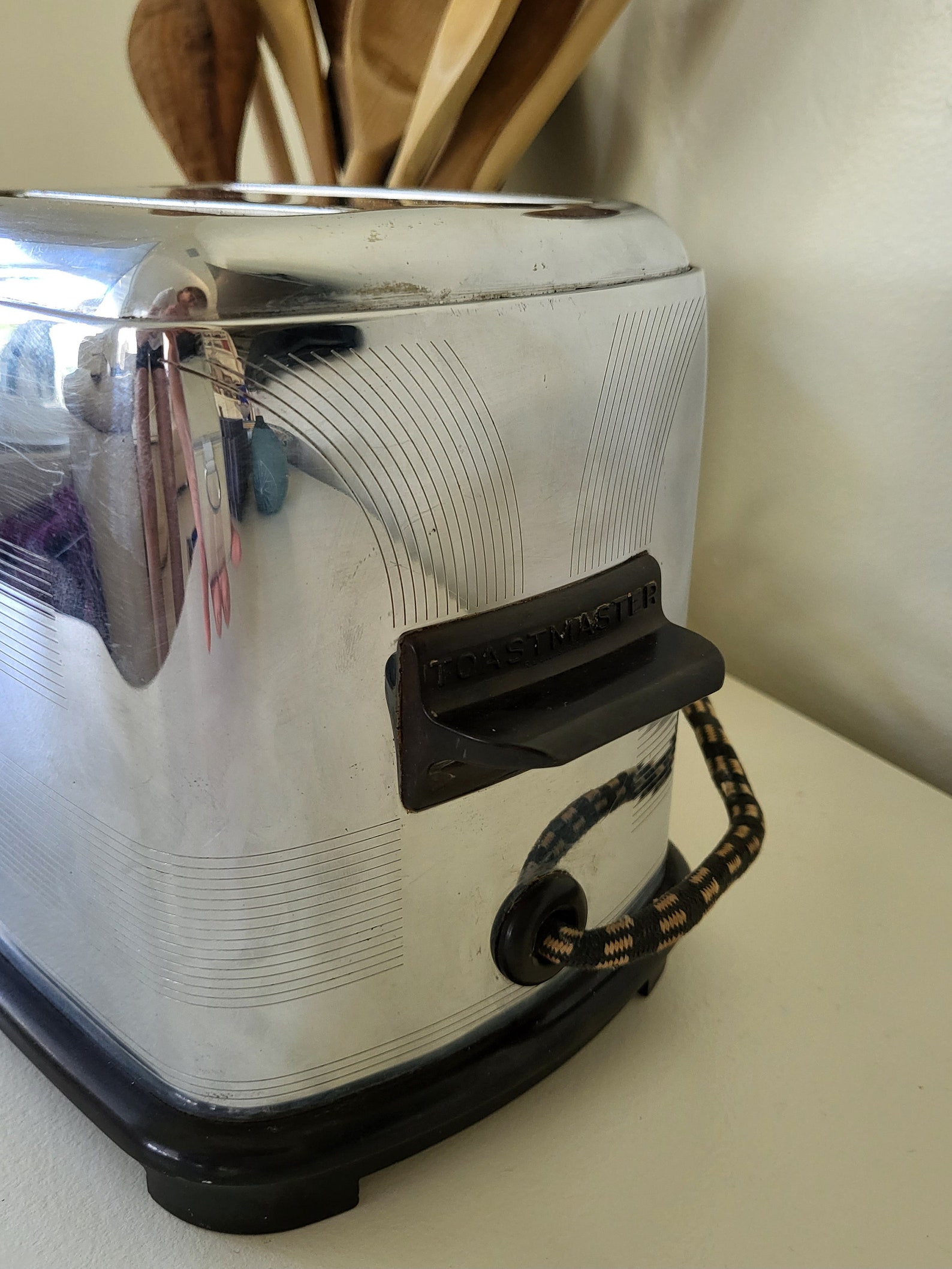 1938 Vintage Toastmaster Model 1B8 Electric Toaster Chrome NOT WORKING ...
