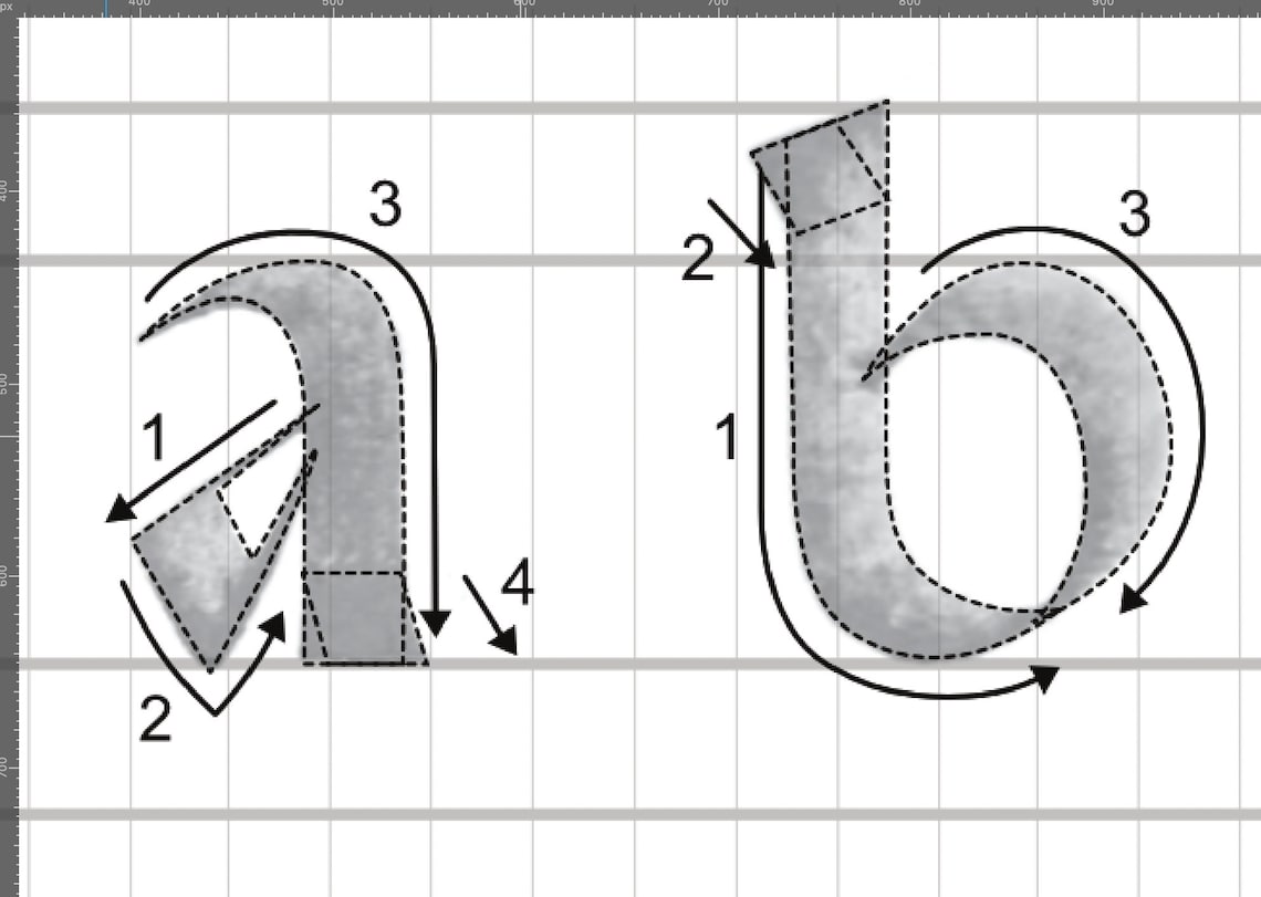 Blackletter ROTUNDA Calligraphy Worksheets - Learn Gothic Calligraphy ...