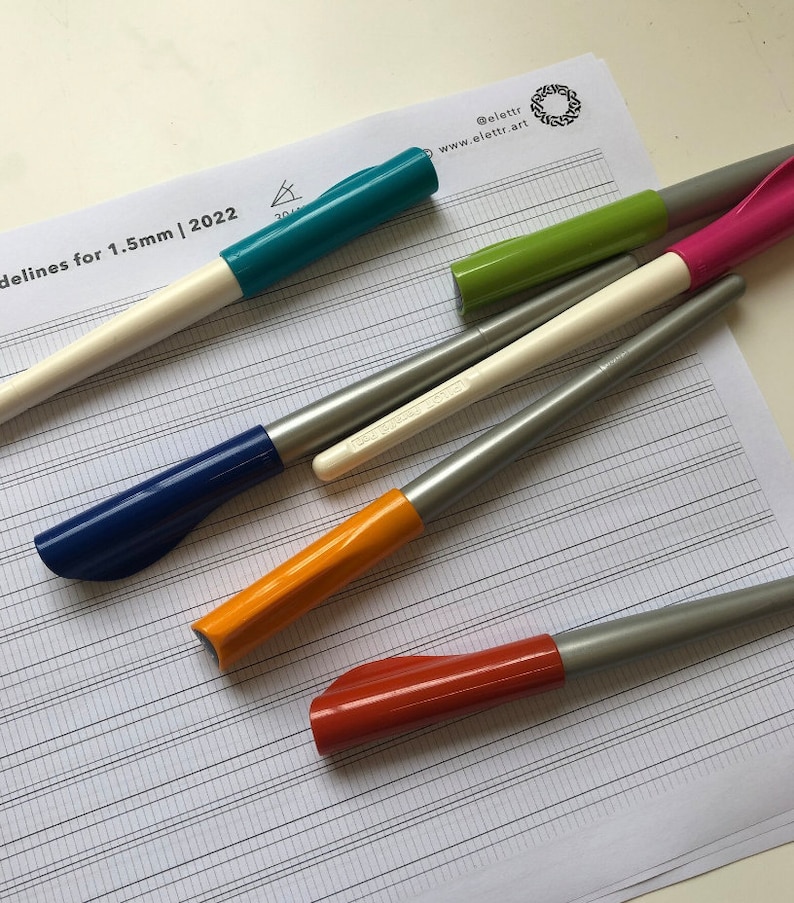 BLANK GUIDELINES for Pilot Parallel Pen 1.5mm 2.4mm 3mm 3.8mm 4.5mm 6mm ...