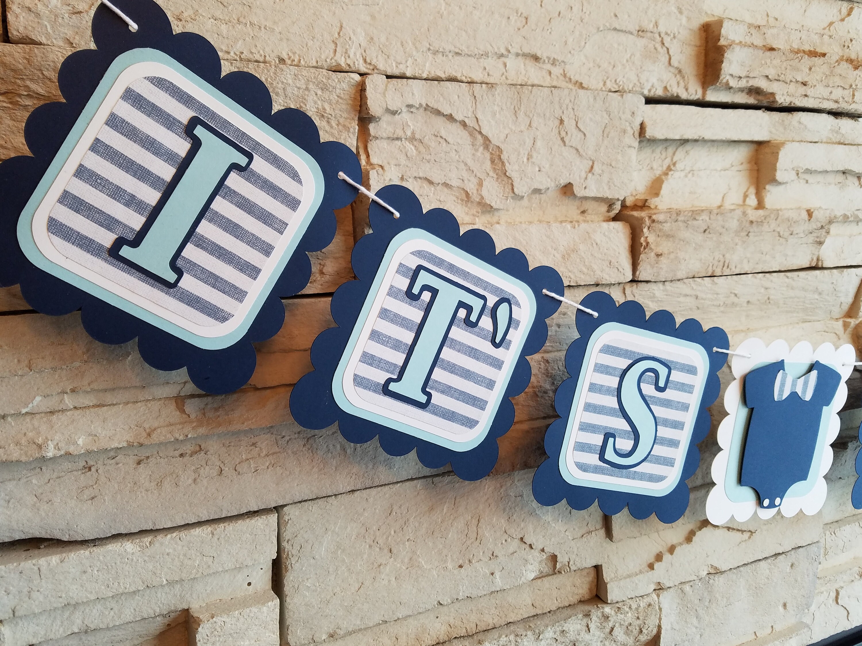 It's a boy banner baby boy shower baby boy banner | Etsy