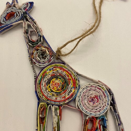 Shark Ornament Eco-art Recycled Quilled Paper Christmas - Etsy