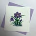Crocus Flower Quilling Greeting Card | Etsy