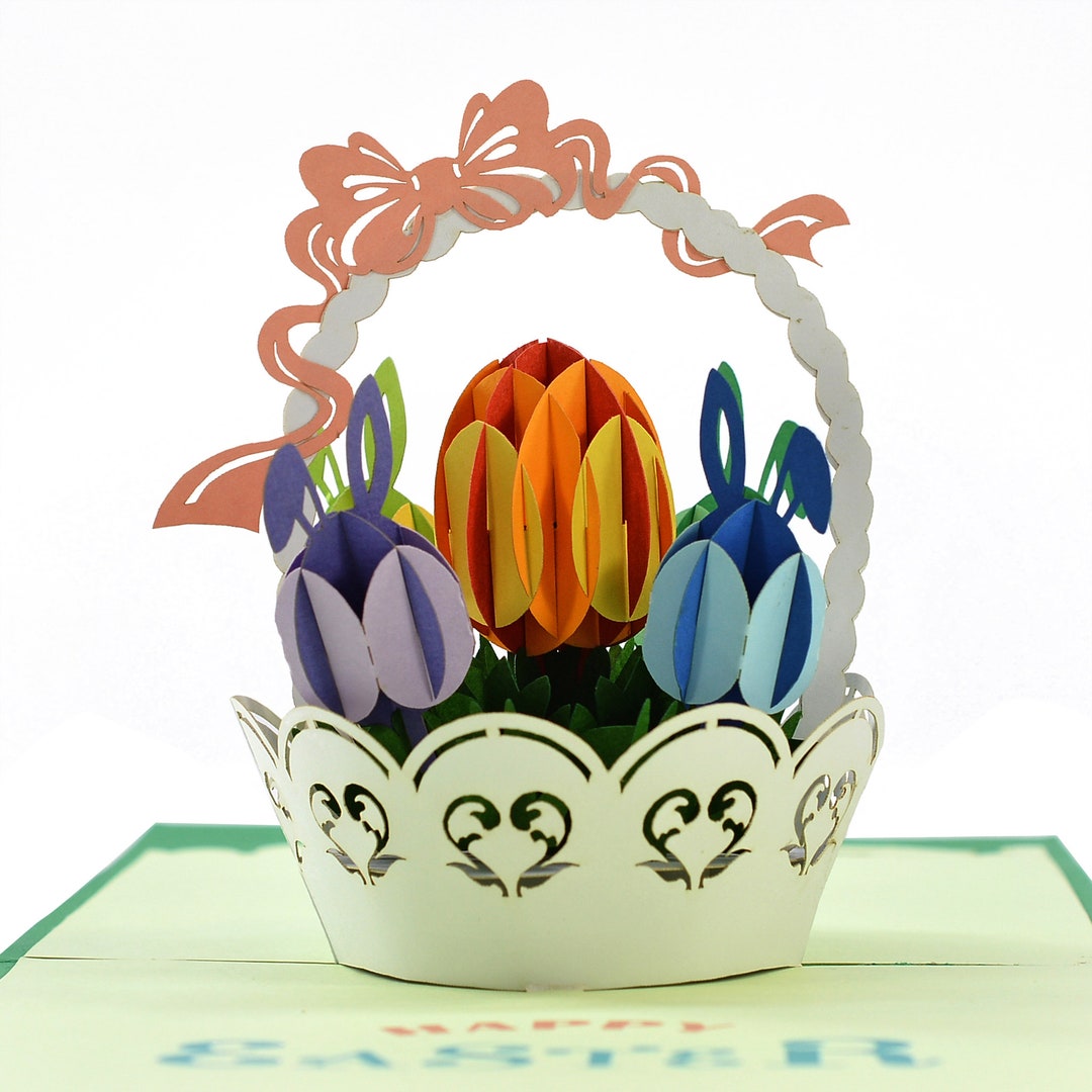 Easter Card, Pop up Card, 3-d Pop up Card, Popup Card, 3d Popup Card ...