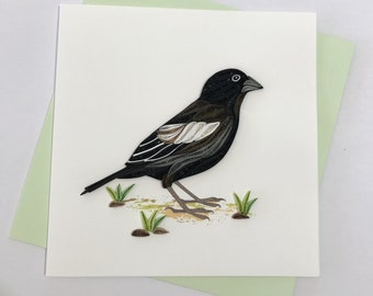 Penguins Quilling Greeting Card, Handmade Greeting Card, Quilling Cards ...