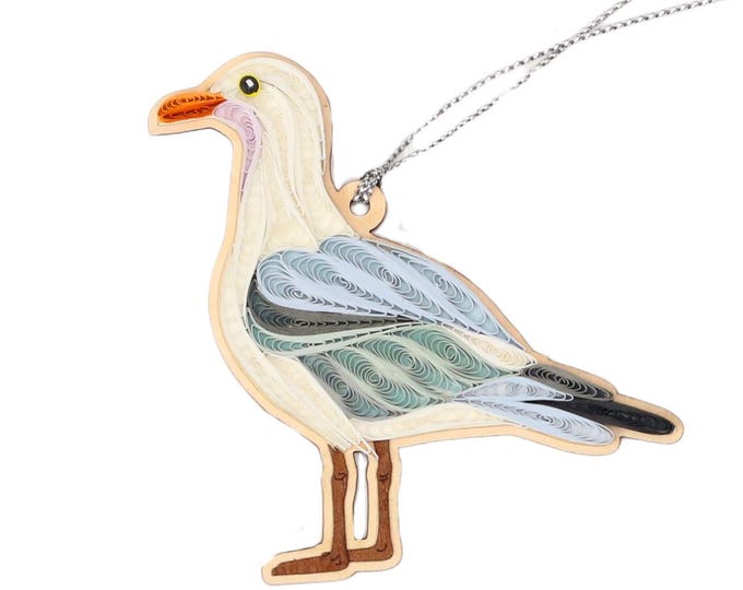 Felt Seagull Christmas Tree Decoration Handmade - Etsy