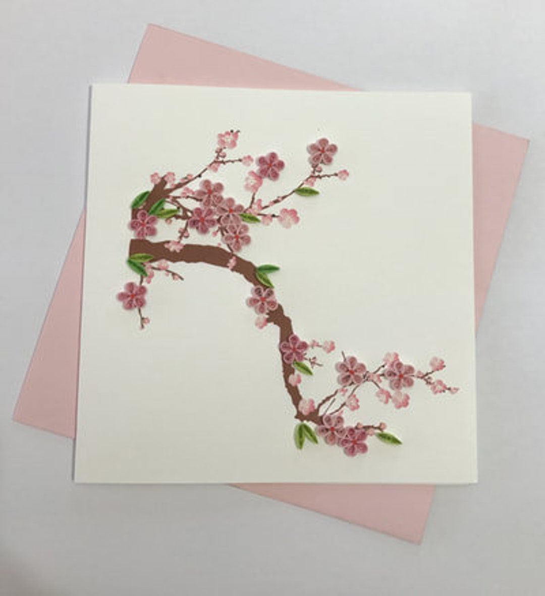 Flower Card, Quilling Greeting Card, Handmade Greeting Card, Quilling ...