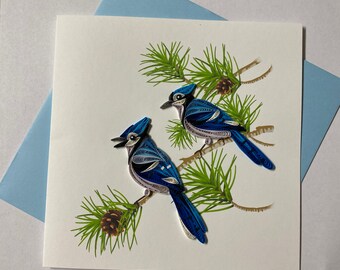 Heart Card, Quilling Greeting Card, Handmade Greeting Card, Quilling ...