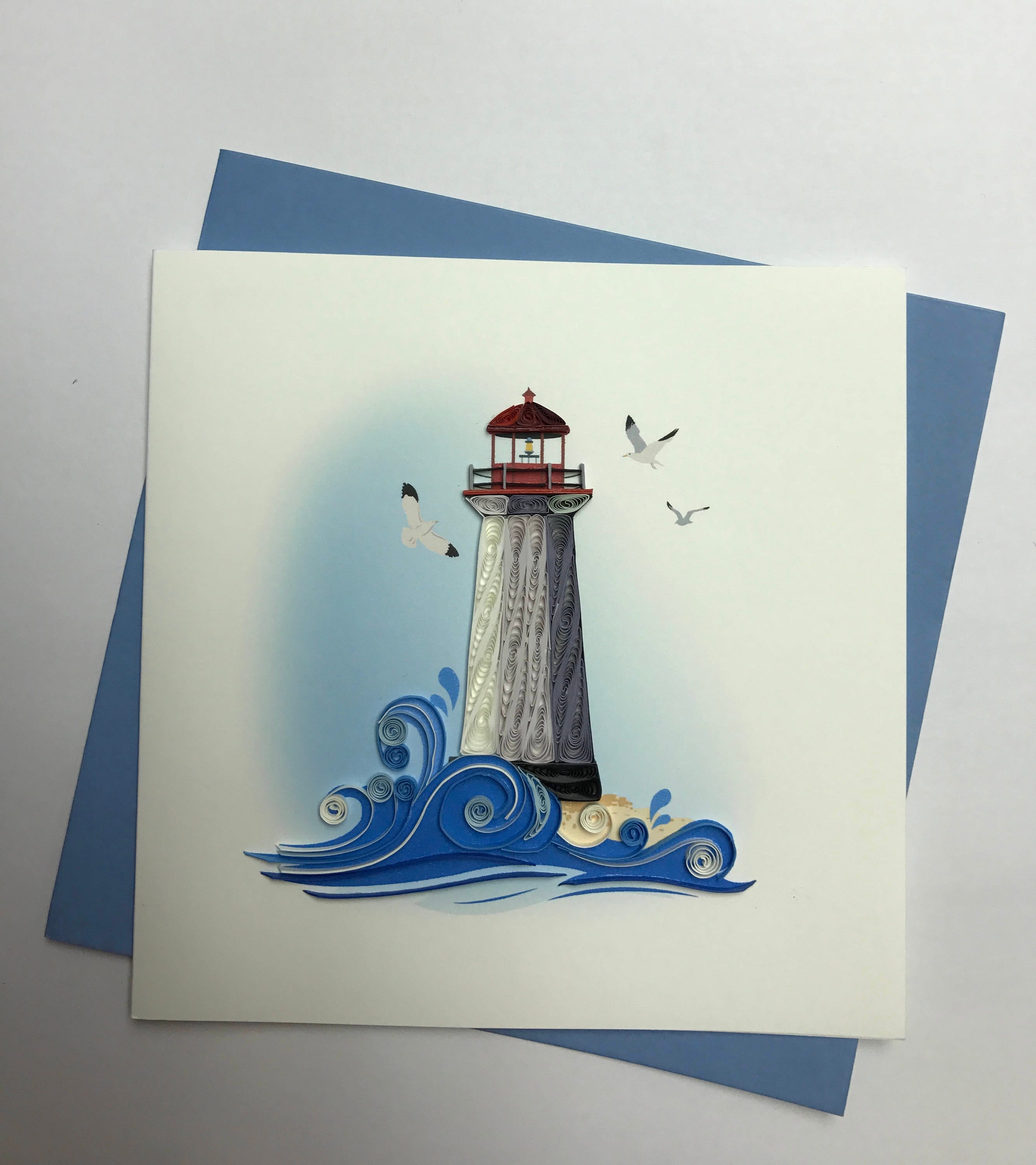 Light House Quilling Greeting Card Quilling Card Lighthouse - Etsy