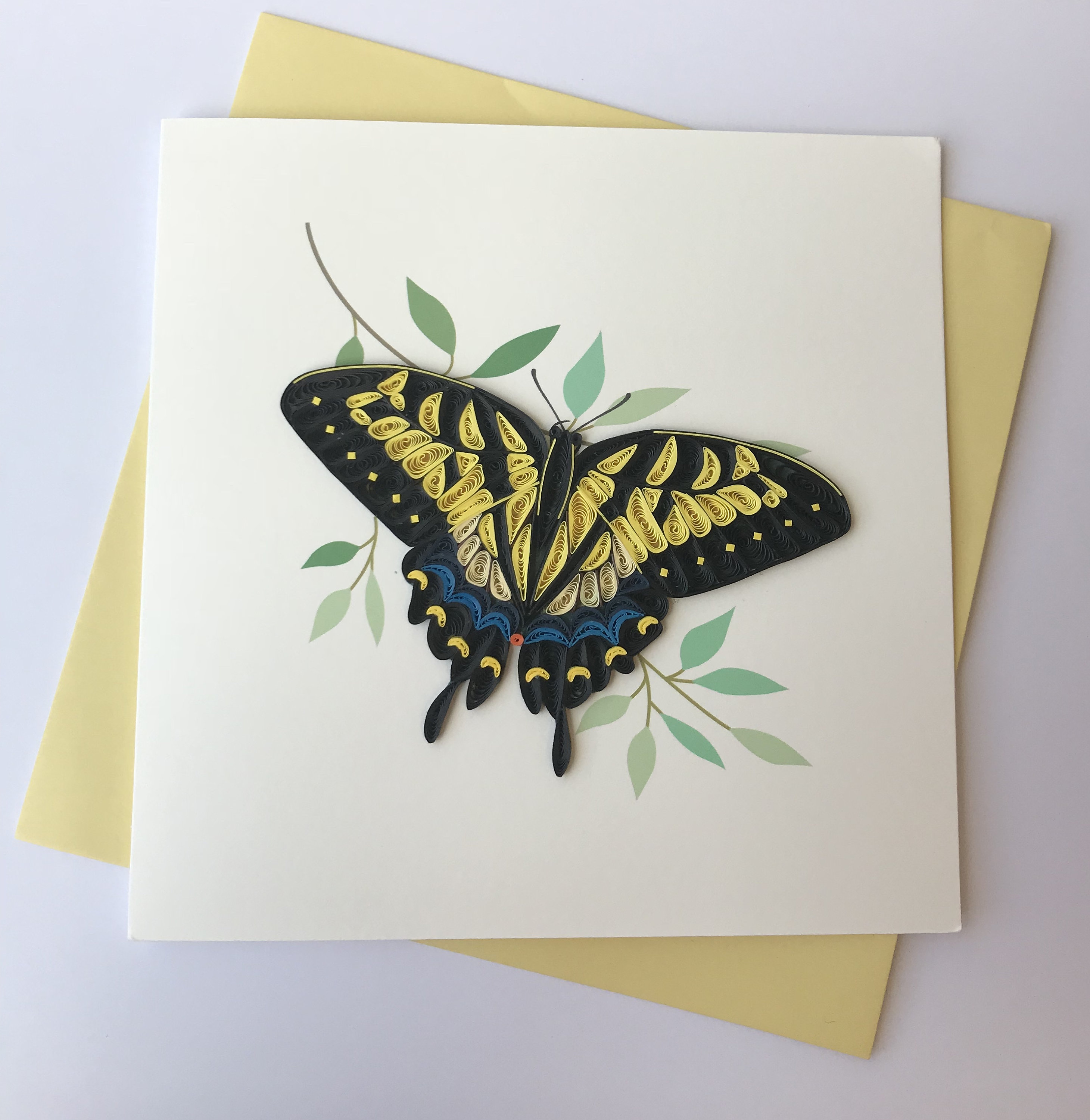Butterfly Quilling Greeting Card, Handmade Greeting Card, Quilling ...