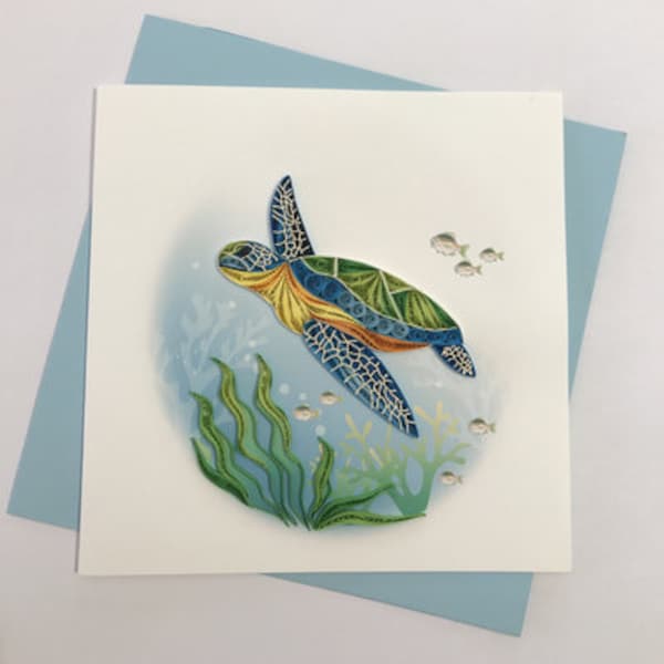 Turtle Card - Etsy