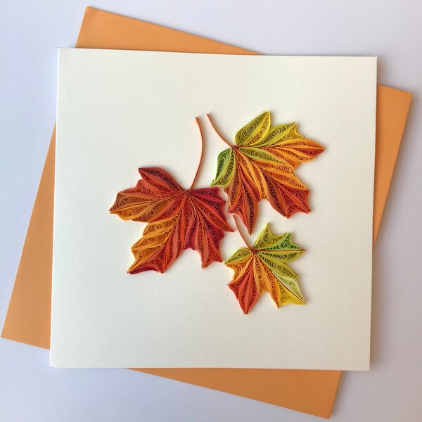 Quilled Leaves - Etsy
