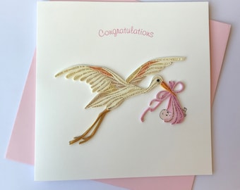Quilling Baby Cards | Etsy