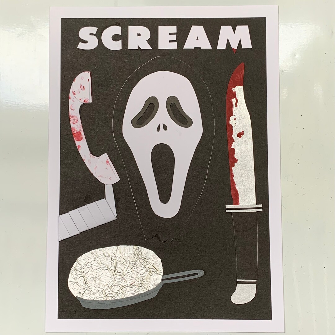 Scream Postcard 5x7 - Etsy