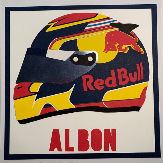 Alex Albon 2020 Helmet Poster 8x8 - Etsy