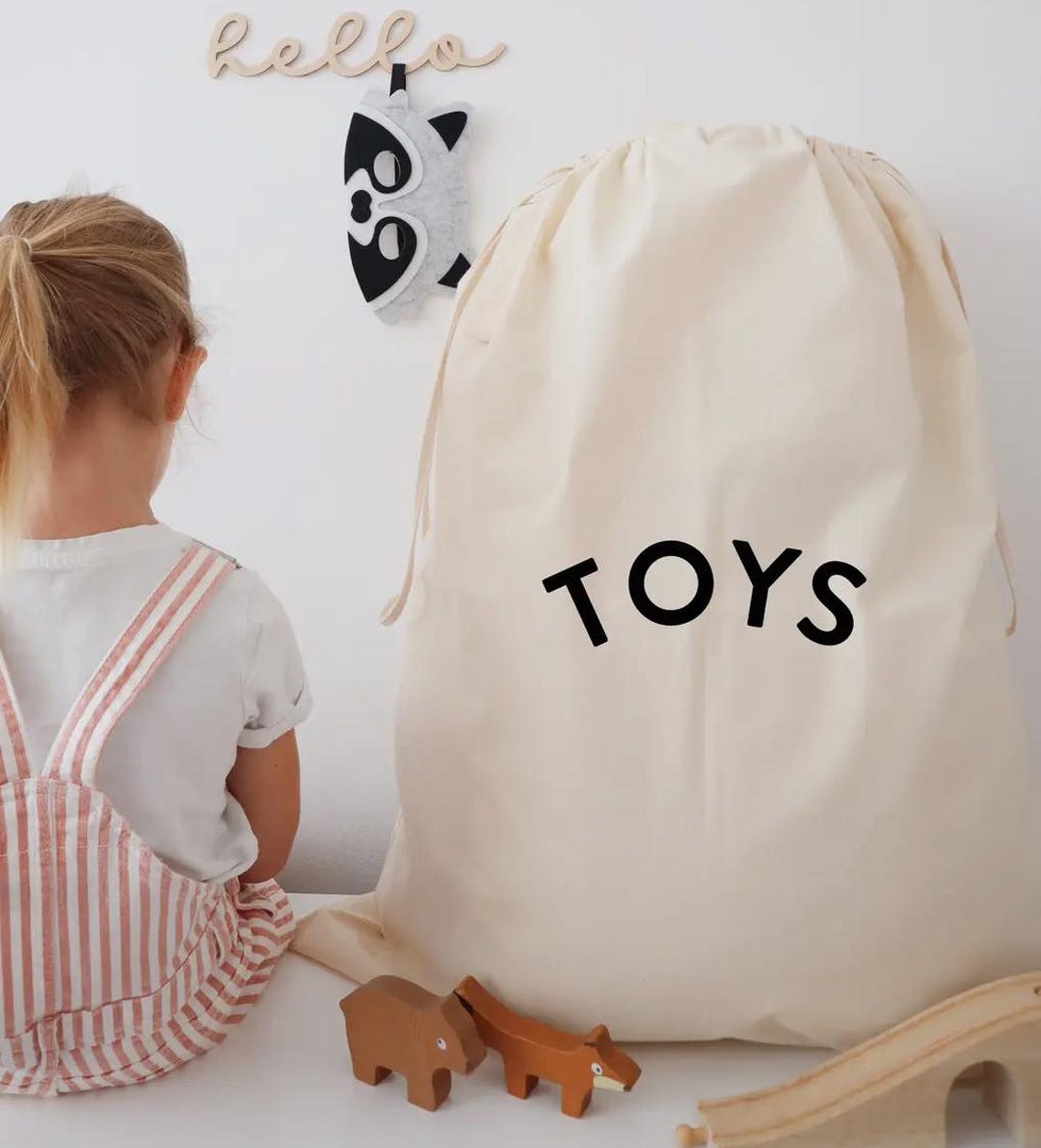 Personalised Toy Bag Child Toy Bag Kids Toys Bag Dressing up Bag ...