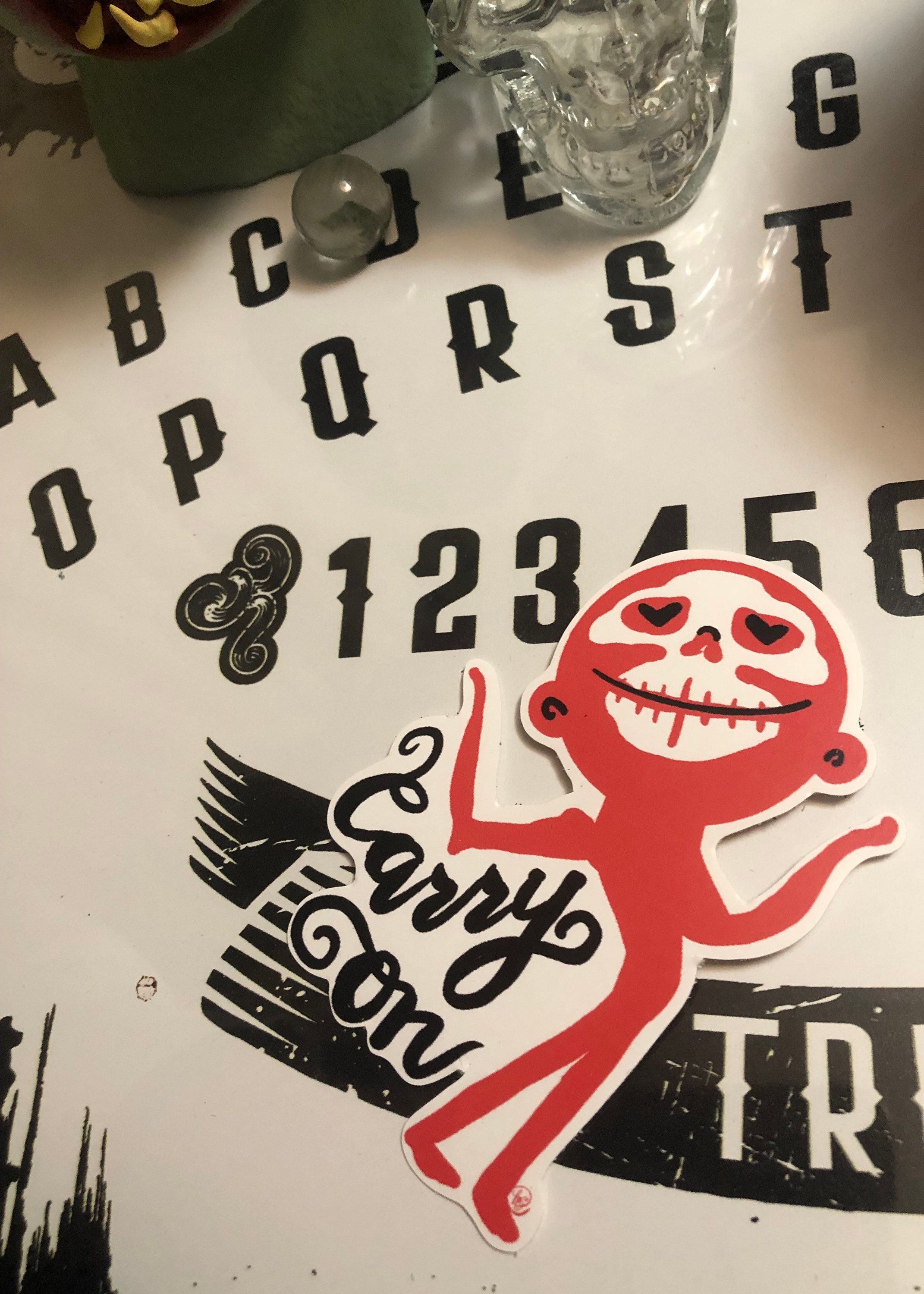 Spooky Monkey Sticker - Etsy