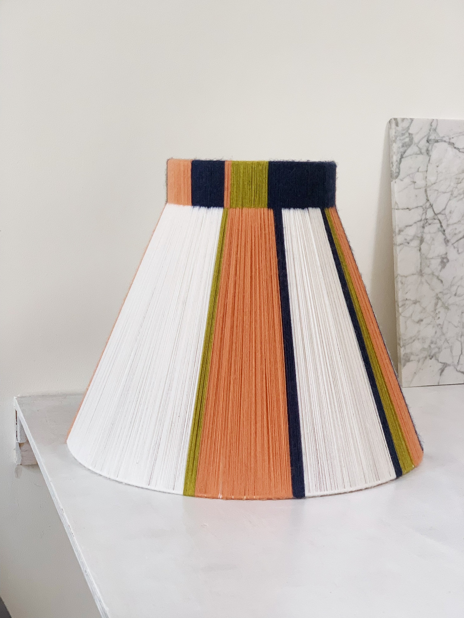 Big String Floor Lampshade, or “jazz Lampshade”, Handstrung / Handwoven ...