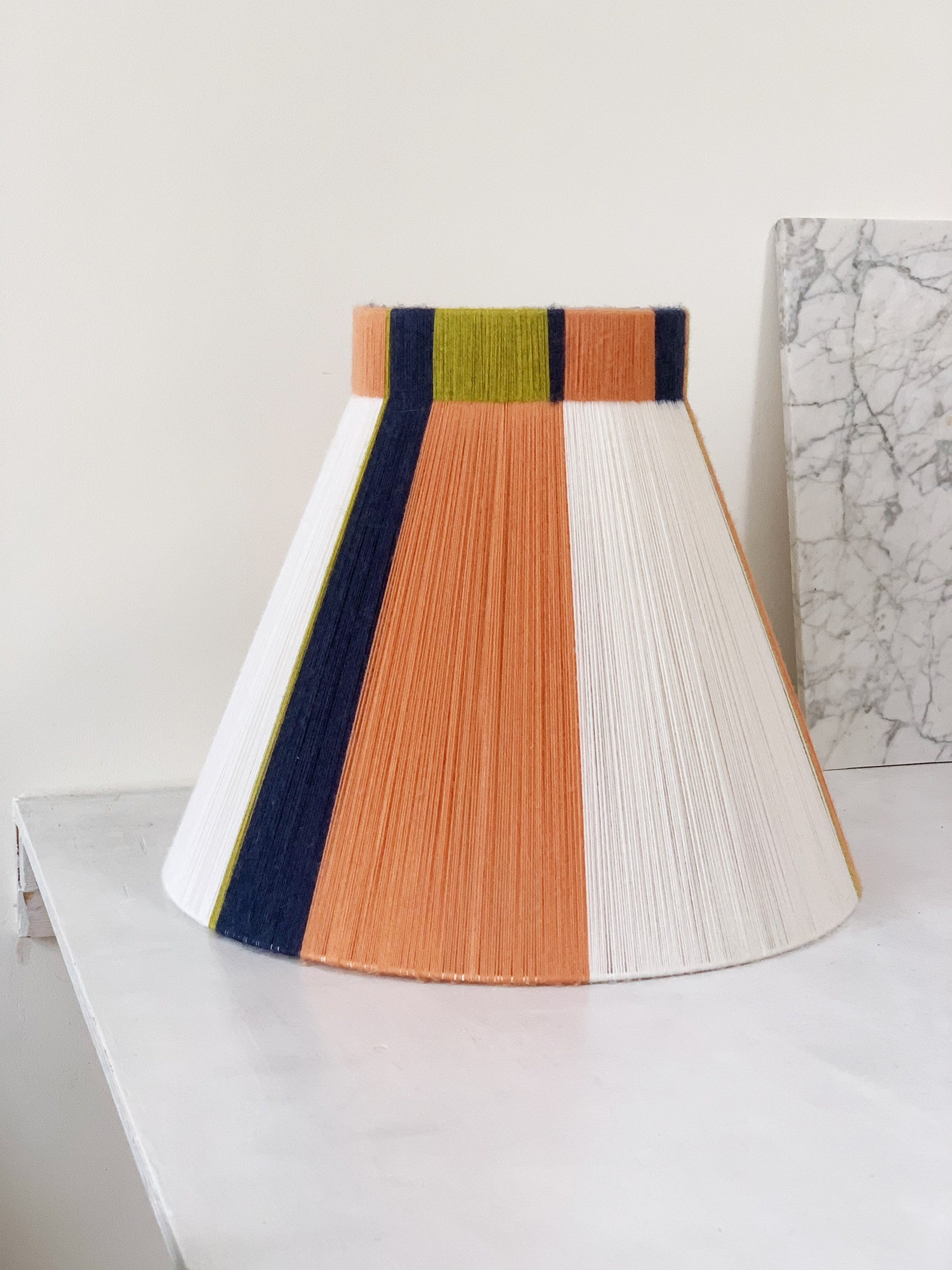 Big String Floor Lampshade, or “jazz Lampshade”, Handstrung / Handwoven ...