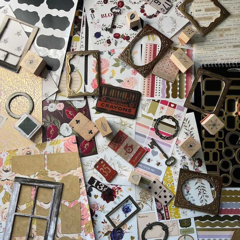 Junk Journal Supplies - Etsy
