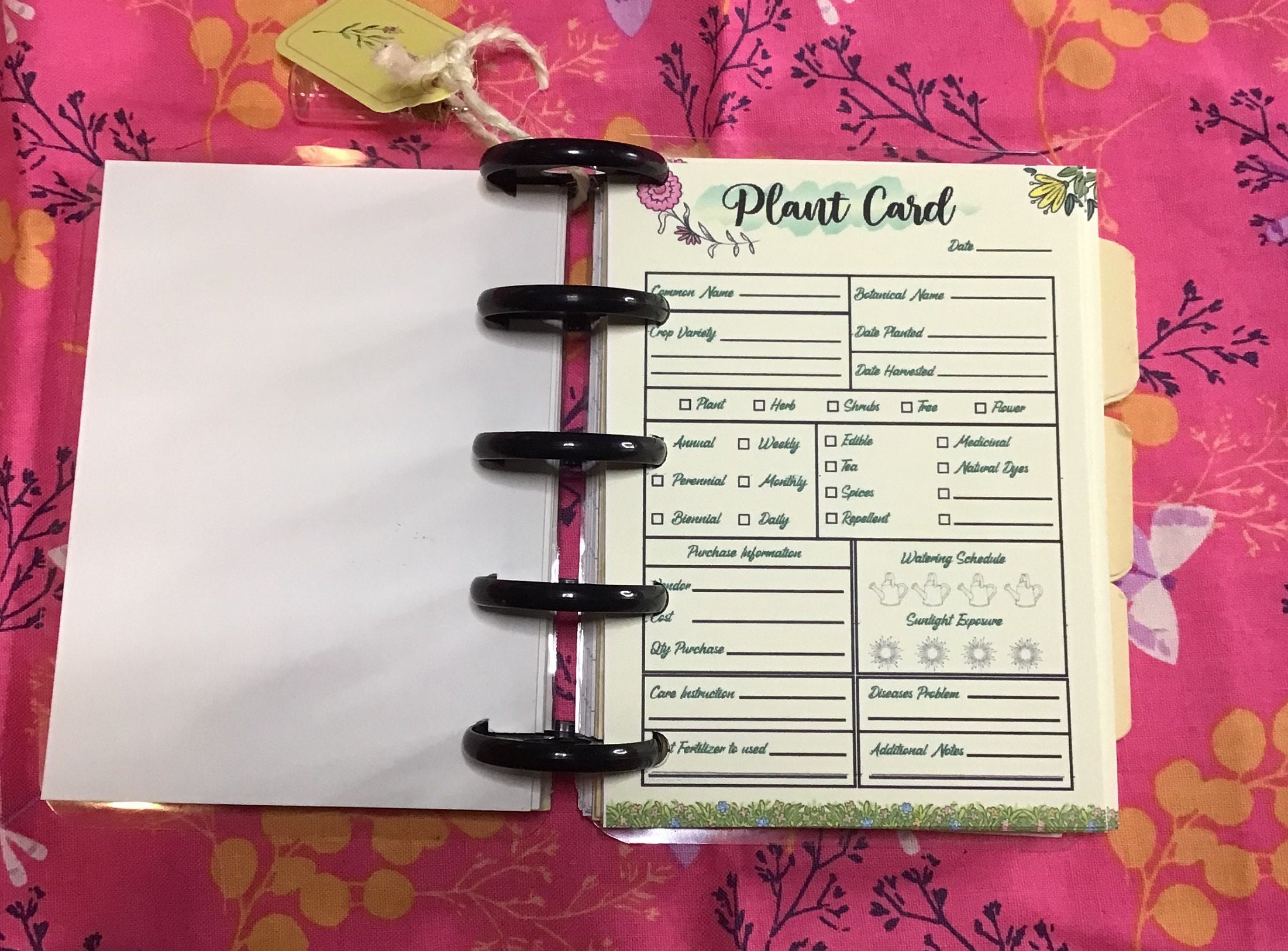 Seed Packet Garden Journal, Garden Planner, Seed Journal - Etsy