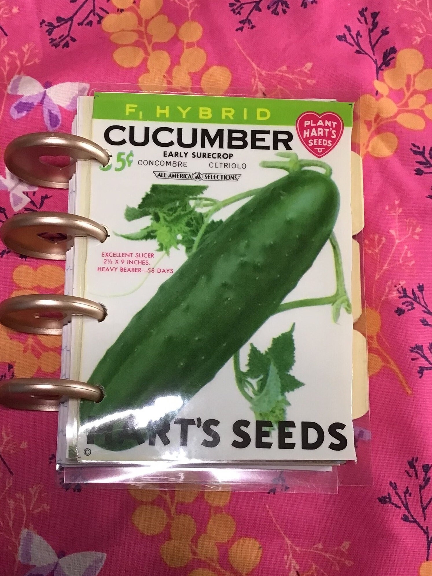 Seed Packet Garden Journal, Garden Planner, Seed Journal - Etsy