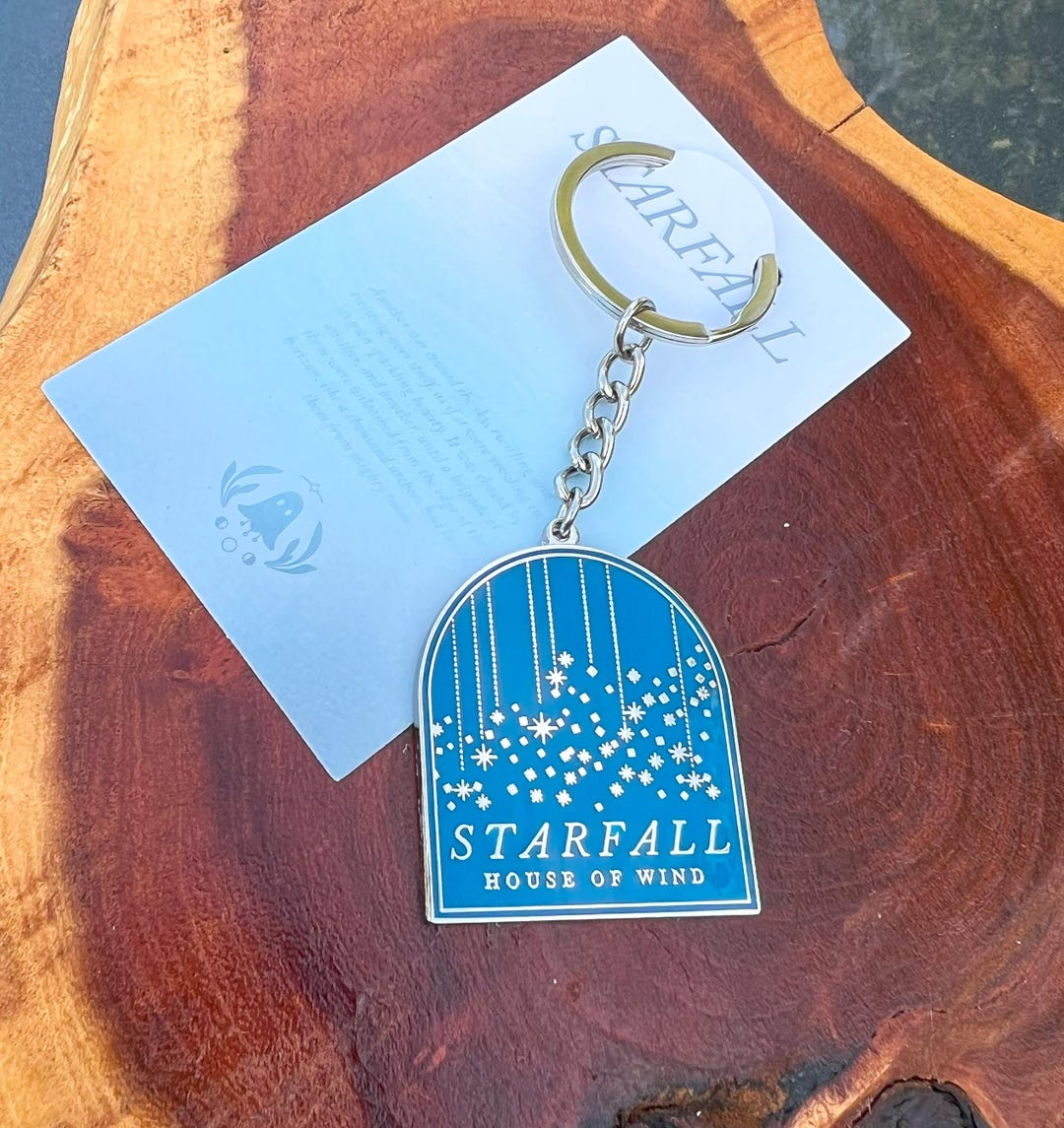 Official ACOTAR Starfall Souvenir Keychain – Hard Enamel Keychain for A ...