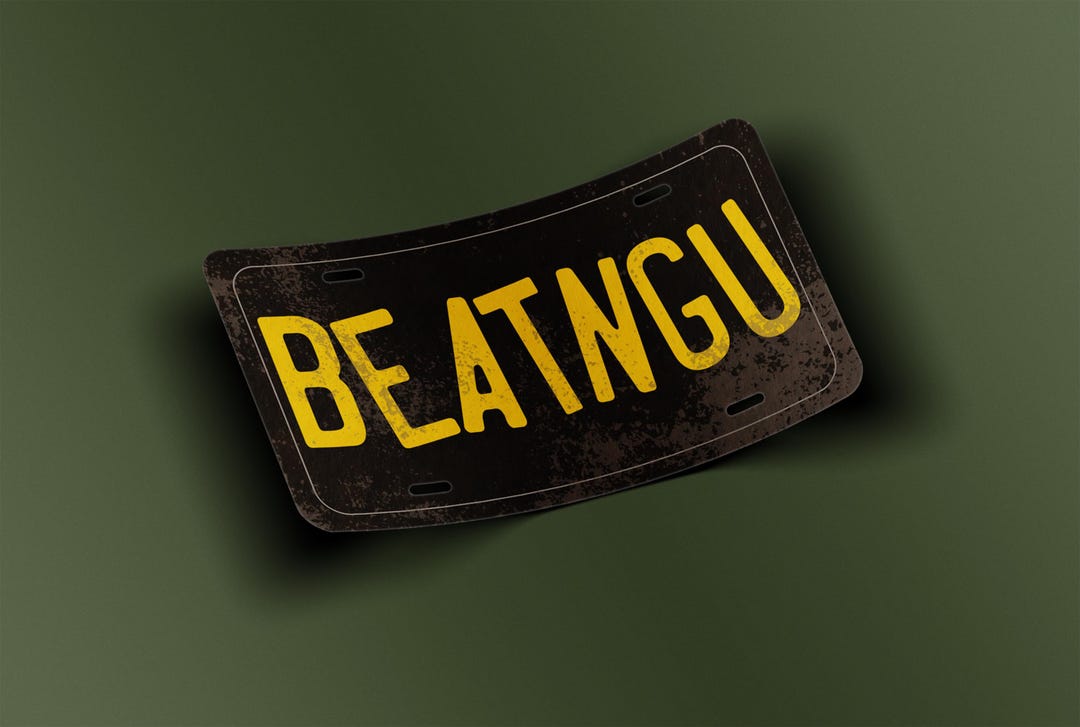 Jeepers Creepers BEATNGU License Plate Sticker – Matte Vinyl Horror ...