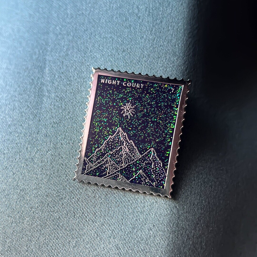 Official ACOTAR Night Court Stamp Pin Hard Enamel Pin - Etsy