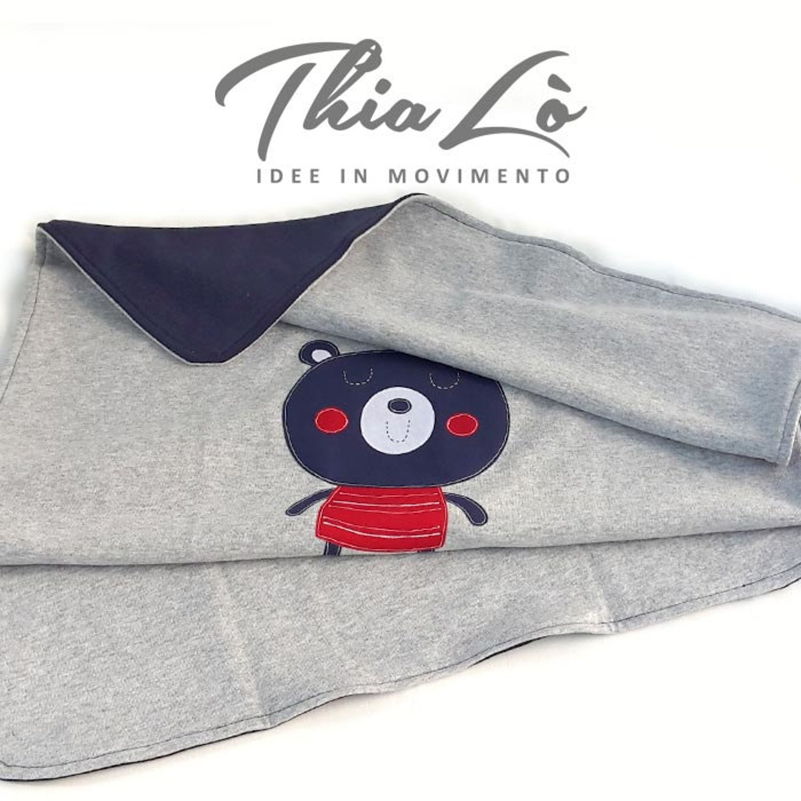Coperta Orsetto Blu - Etsy Italia