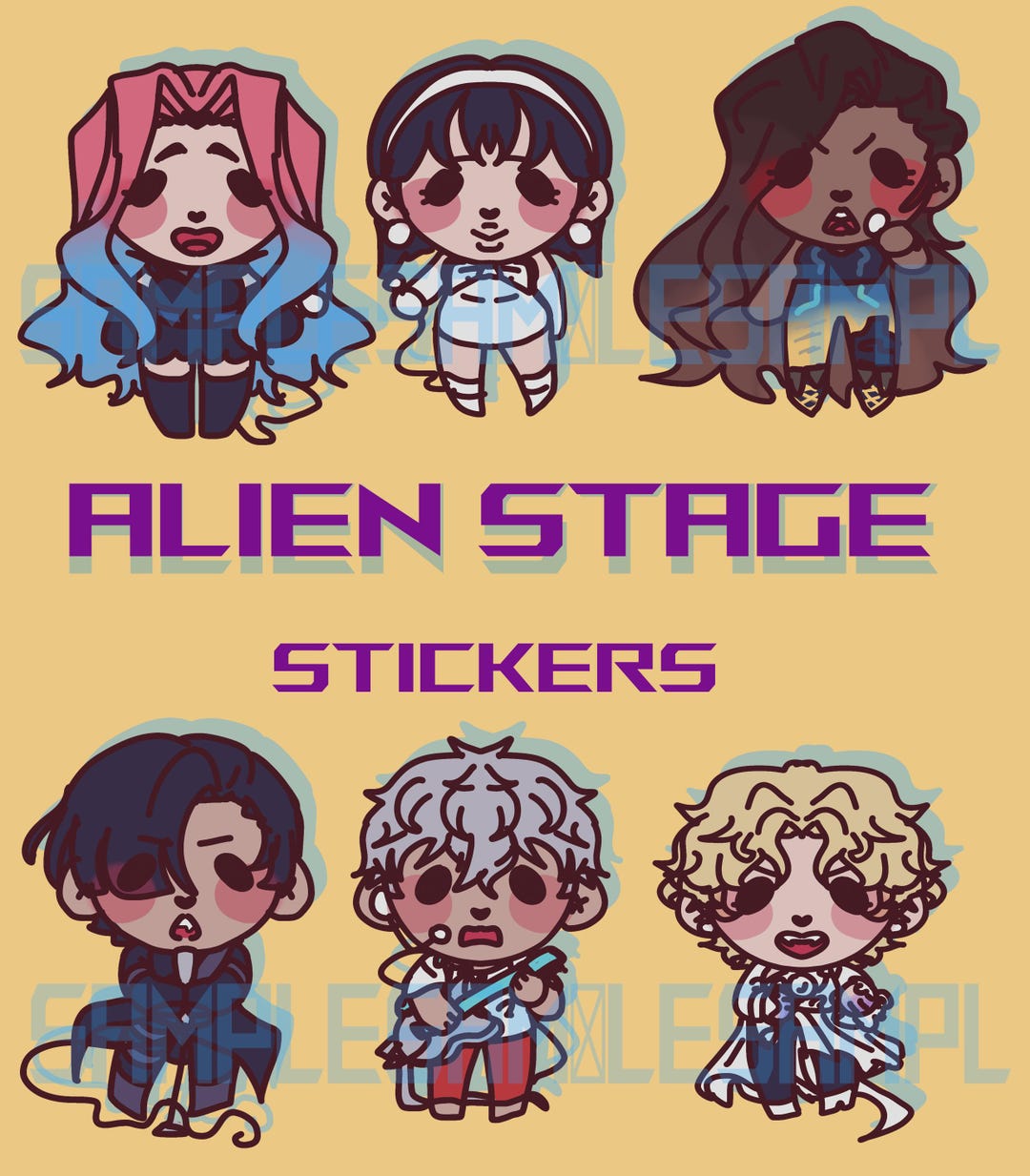 ALIEN STAGE - Stickers [pre-ordered] - Etsy