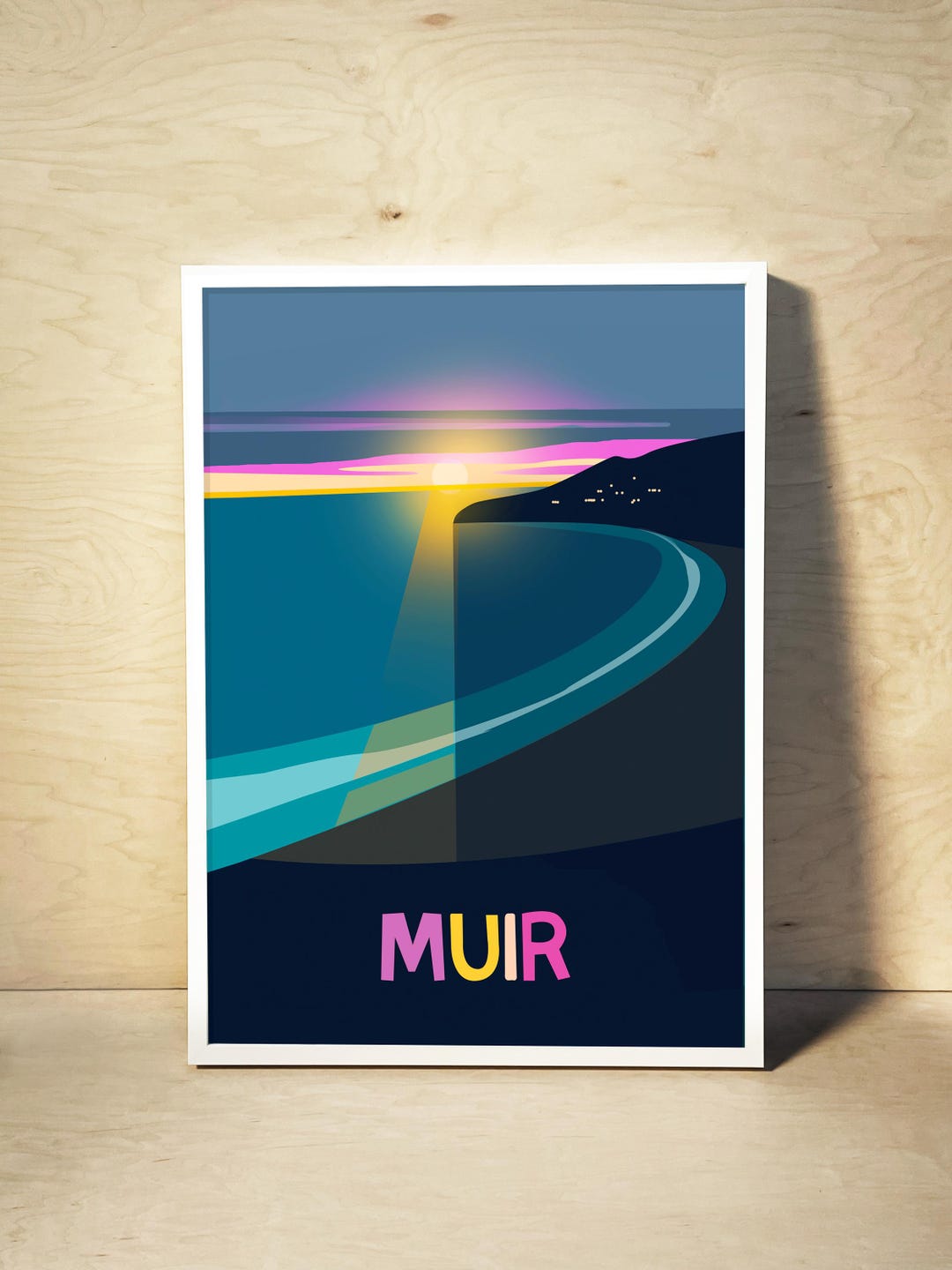 Muir (beach Sunset) - Etsy