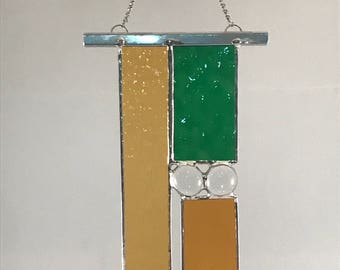 Unique Stained Glass Suncatcher Panel | Etsy