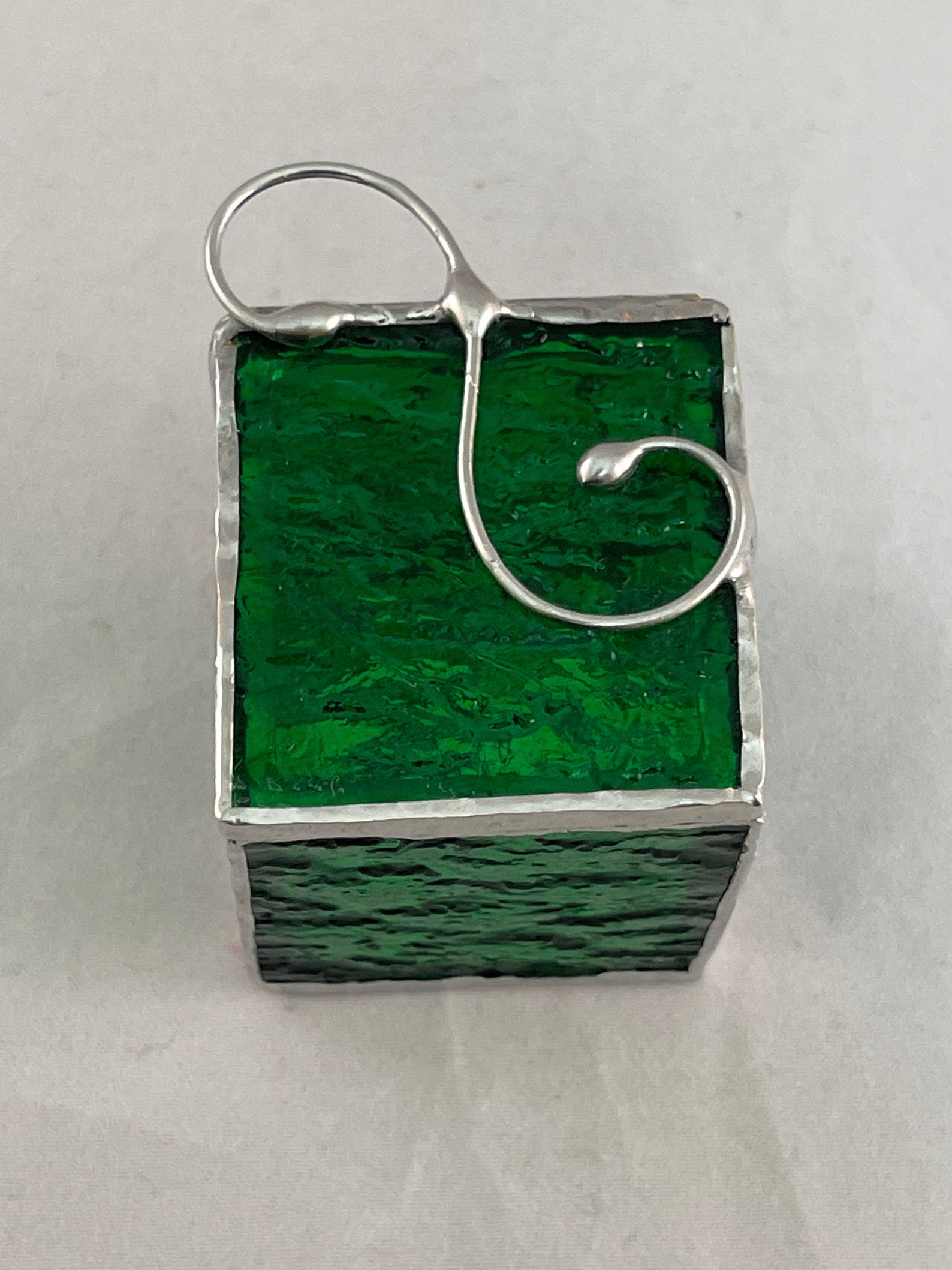 Small Stained Glass Ring Box - Green - Etsy