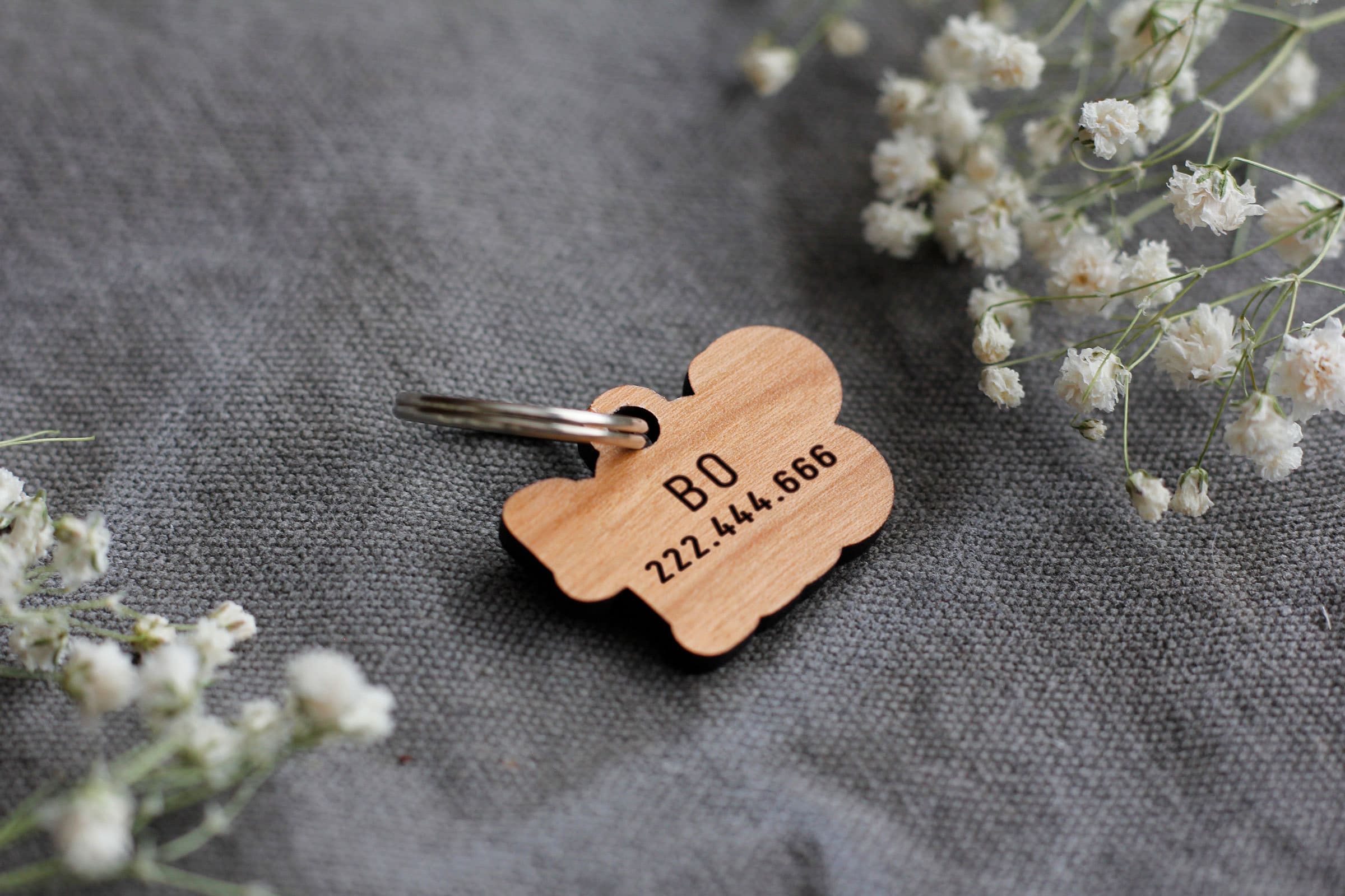 Good Boy Badge Style Engraved Wooden Pet Tag / Unique Pet Tag - Etsy