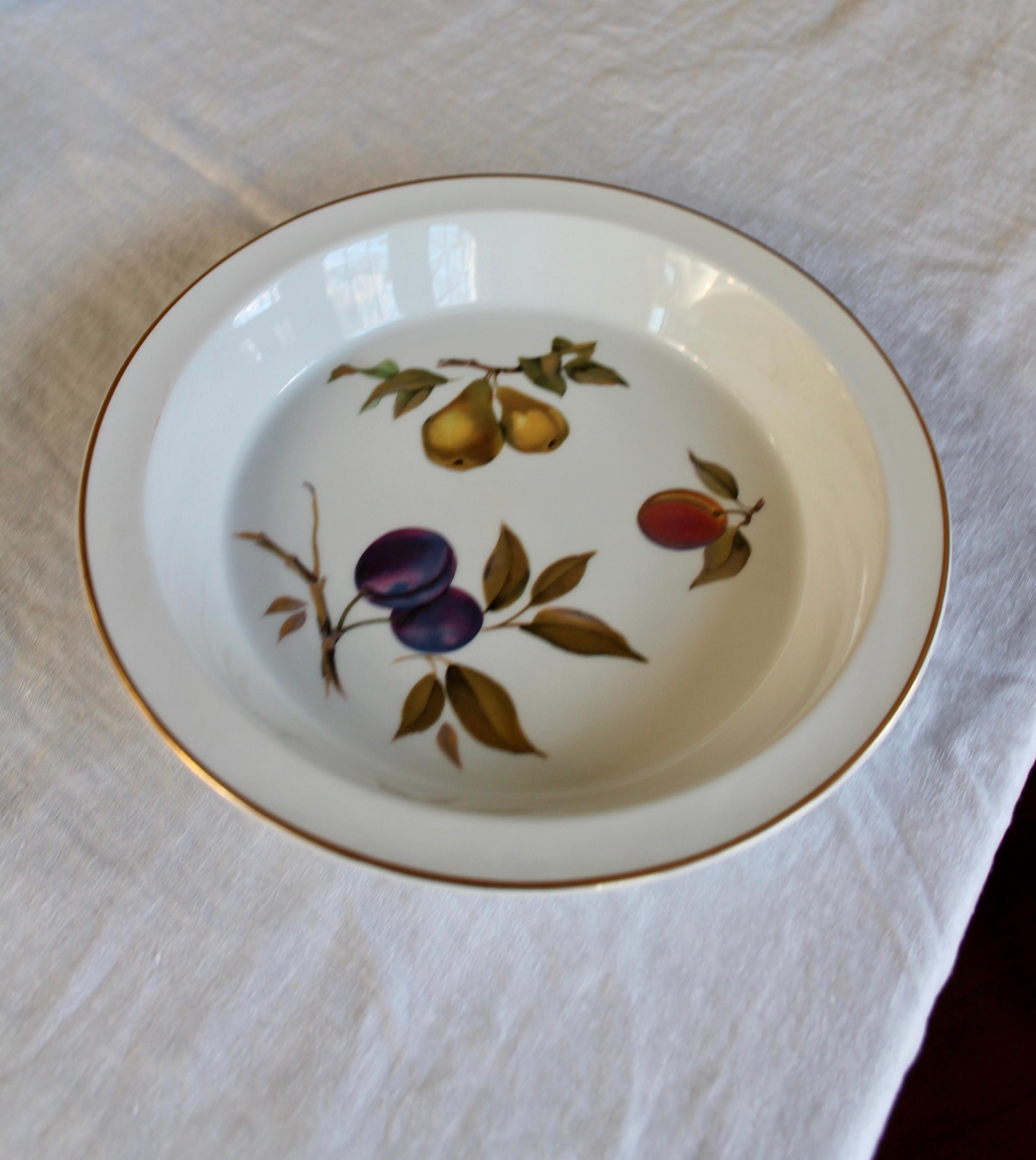 Royal Worcester Evesham Gold Porcelain China Serveware, Fruit and ...