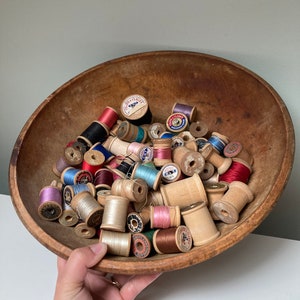 Vintage Lot of 100 Wooden Spools of Thread, Brainerd Armstrong & Co ...