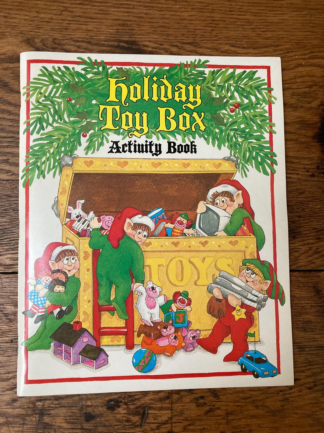 Vintage 1990s Avon Holiday Toy Box Activity Book and Coloring Book - Etsy