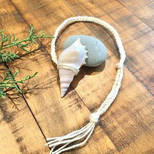 White Cone Shell Curtain Tiebacks,beach Style Tiebacks,hemp Rope ...