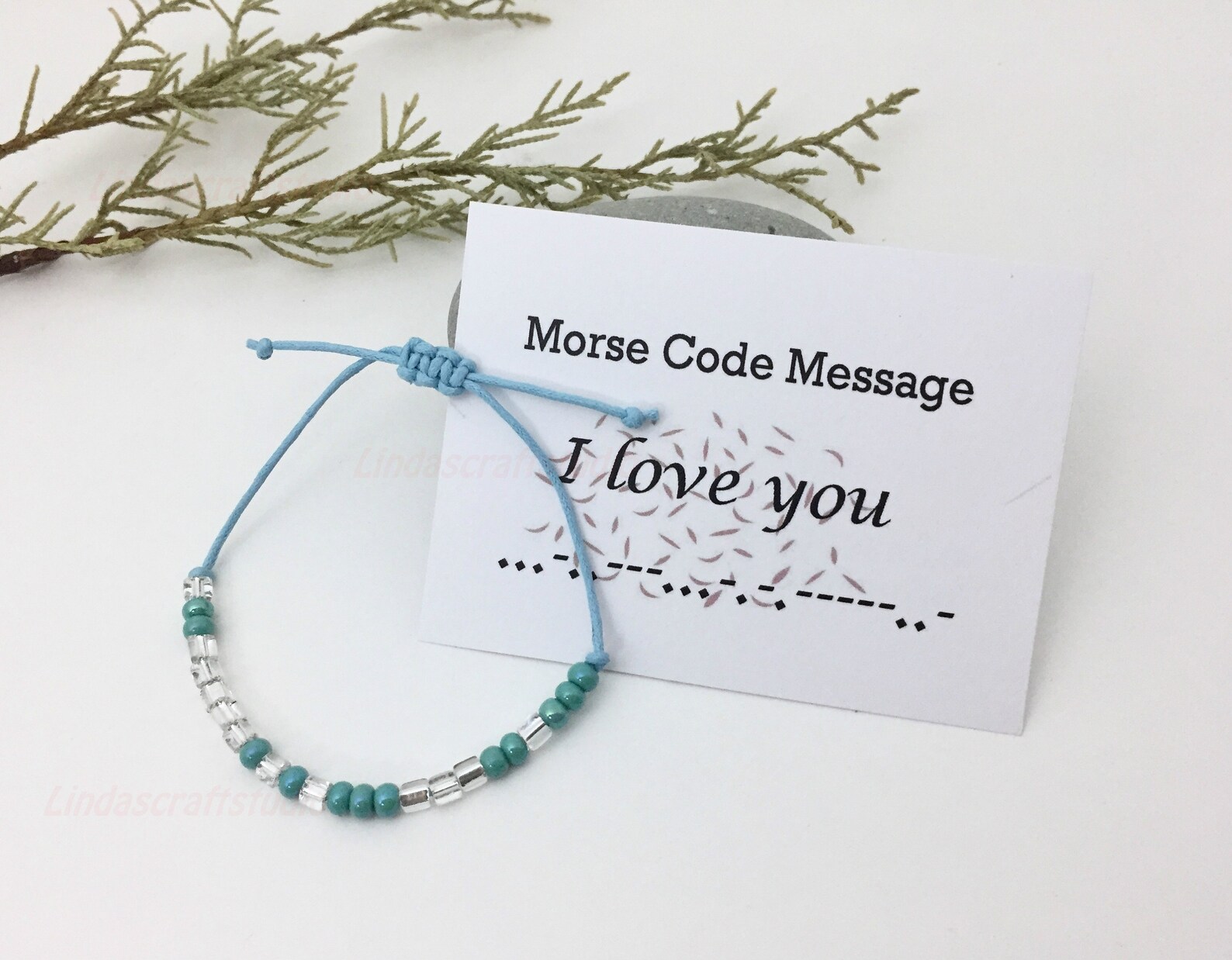 Custom Morse Code Braceletpersonalized Color Bead Morse Code - Etsy