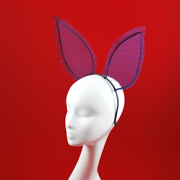 Playboy Bunny Ears Headband - Etsy