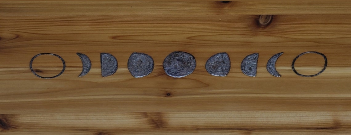 Moon Phases Altar Table - Etsy