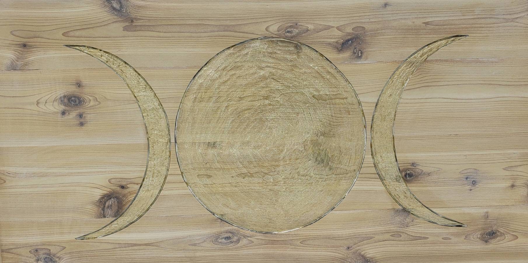 Triple Moon Goddess Altar Table | Etsy